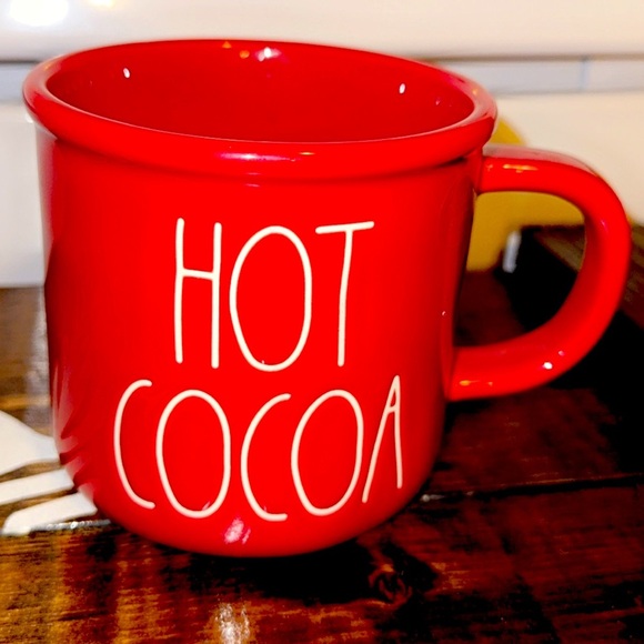 Rae Dunn | Dining | Nwt Rae Dunn Red Hot Cocoa Coffee Tea Mug Cup ...